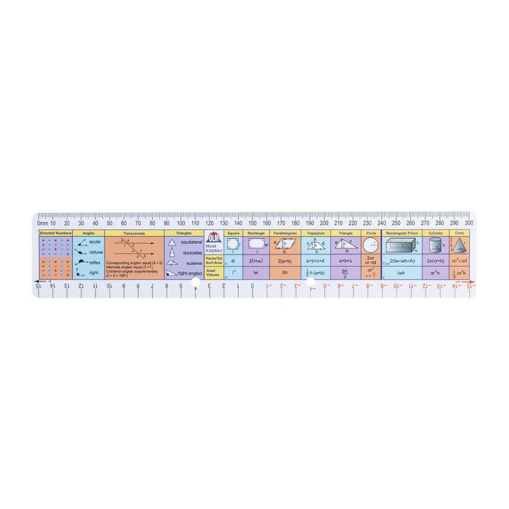Mathomat Flexible Mathematics Ruler (60x310mm) - His Gifts